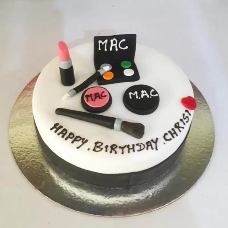 Buy Simple Makeup Fondant Cake @ ₹1,199.00 For Delivery In East Delhi ...