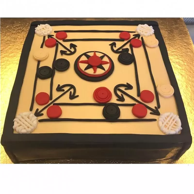 Order Carrom Board Fondant Cake Online — Delivery In East Delhi And ...